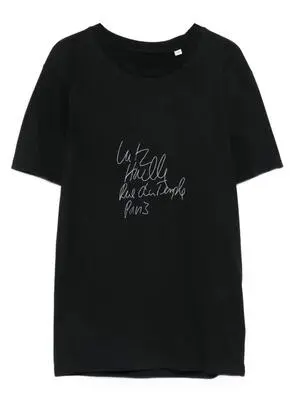 LUTZ HUELLE Script T-shirt