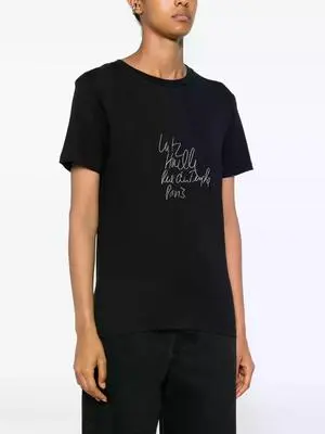 LUTZ HUELLE Script T-shirt
