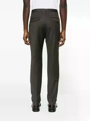 PT TORINO Virgin Wool Blend Straight-leg Trousers