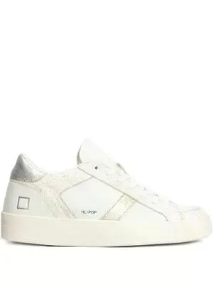 D.a.t.e. Texture-leather Stripe Sneakers