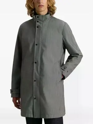 Woolrich Herringbone-pattern Coat - Grey