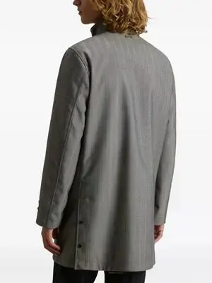 Woolrich Herringbone-pattern Coat - Grey