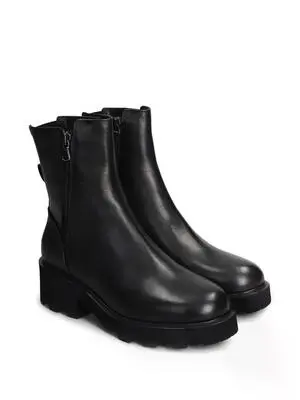 JULIE DEE Zipped Ankle Boots