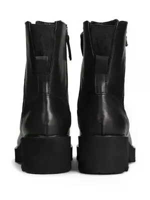 JULIE DEE Zipped Ankle Boots