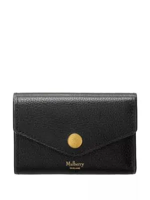 Mulberry Folded Leather Wallet - Black