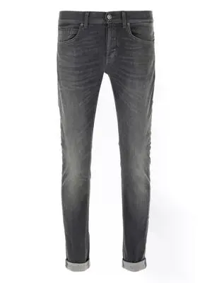 DONDUP Cuffed-hem Cotton Jeans