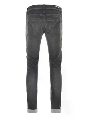 DONDUP Cuffed-hem Cotton Jeans