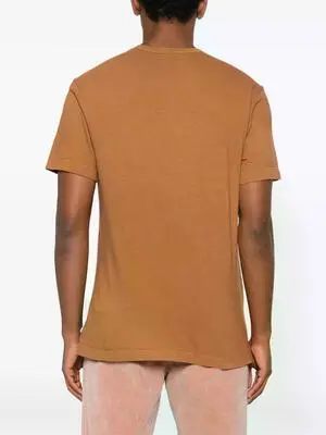 JAMES PERSE Crew Neck Short-sleeve T-shirt - Brown