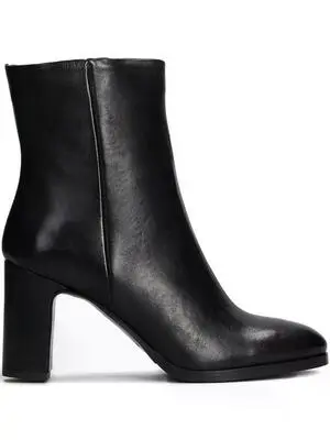 JULIE DEE Block-heel Zipped Ankle Boots