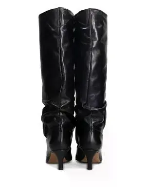 THE SELLER Pointed-toe Leather Boots