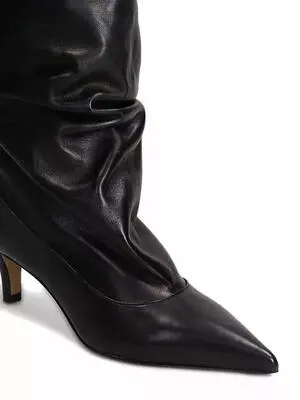 THE SELLER Pointed-toe Leather Boots