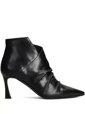 THE SELLER 80mm Ruched Pointed-toe Ankle Boots