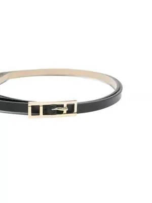 Fabiana Filippi Rectangular-buckle Leather Belt