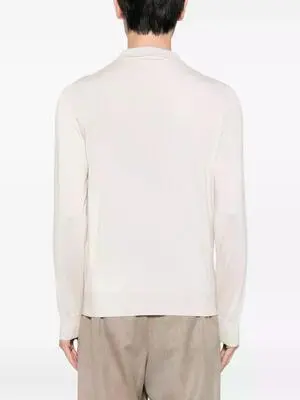 Brioni Knitted Polo Shirt - Neutrals