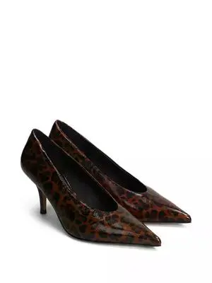 THE SELLER Leopard-print Pointed-toe Pumps
