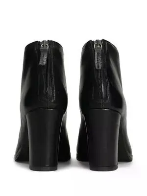JULIE DEE Zip-detail Block-heel Ankle Boots