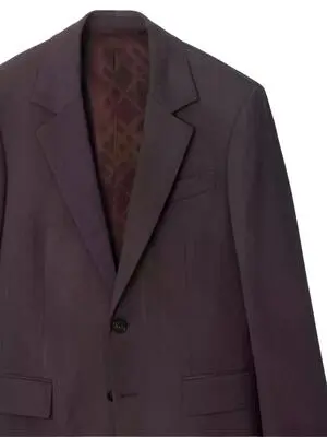 Burberry Notch-lapel Single-breasted Blazer