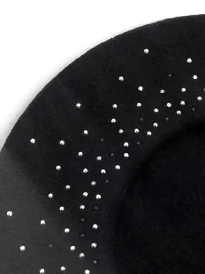 Emporio Armani Logo-embroidered Beret