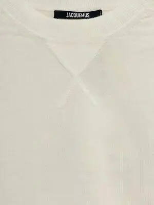 Jacquemus Embroidered Crew Neck Jumper - Neutrals