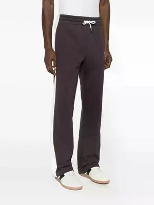 Casablanca Side-stripe Cotton Trousers - Purple