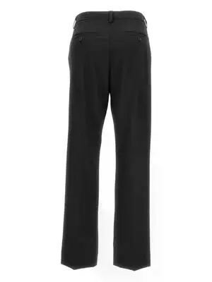 THELATEST Straight-leg Trousers With Pockets - Black