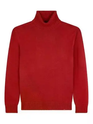 Paul & Shark Turtleneck Wool Sweater - Red