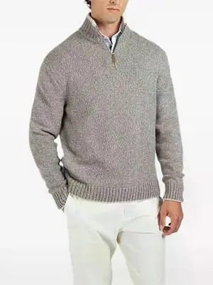 Paul & Shark Half-zip Sweater - Neutrals