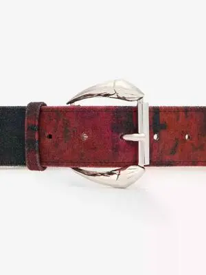 Roberto Cavalli Garment-dyed Studded Belt