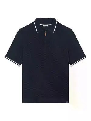 Paul & Shark Half-zip Polo Shirt - Blue