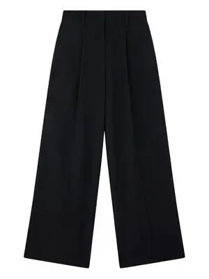 Paul & Shark Pleated Wide-leg Trousers