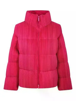 Emporio Armani Plissé-effect Padded Coat