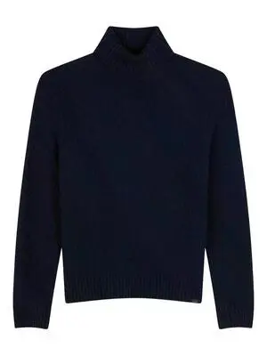 Paul & Shark Turtleneck Wool Sweater - Blue