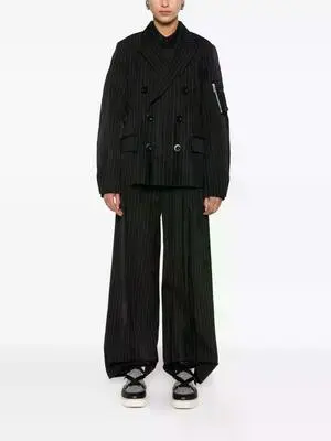 Sacai Pinstripe Double-breasted Jacket