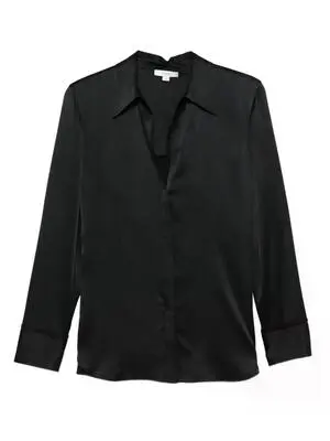 Vince Satin Button-down Shirt