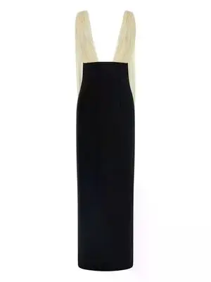 ARMARIUM V-neck Maxi Dress - Black
