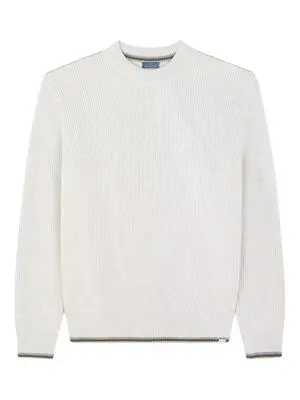 Paul & Shark Ribbed Crew-neck Sweater