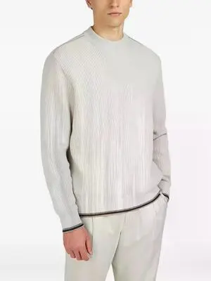 Paul & Shark Ribbed Crew-neck Sweater
