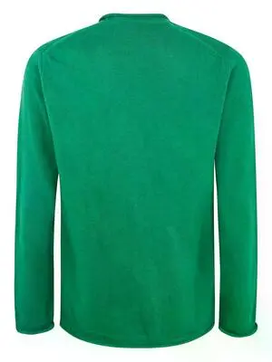 Comme Des Garçons Crew-neck Wool Sweater - Green