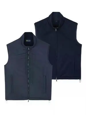 Paul & Shark Reversible Zip-fastening Gilet - Blue