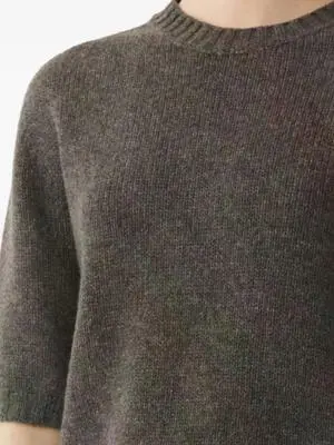 Fabiana Filippi Short Sleeve Sweater - Grey