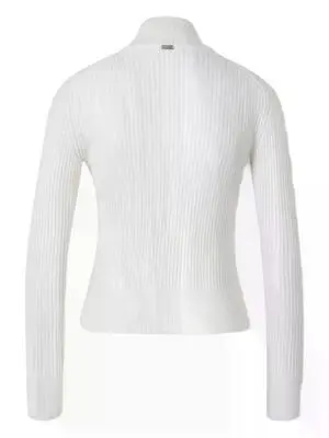 Herno Ribbed-knit Zip Cardigan