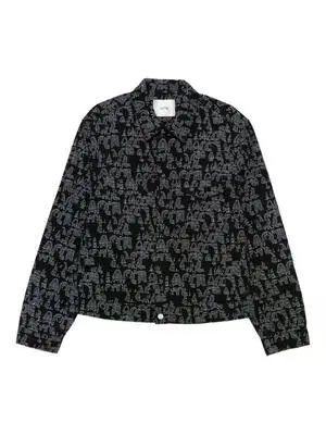 ARTE ANTWERP Graphic-print Denim Jacket