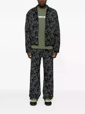 ARTE ANTWERP Graphic-print Denim Jacket