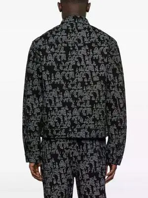 ARTE ANTWERP Graphic-print Denim Jacket