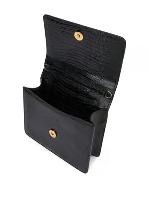 Roberto Cavalli Snake-embellished Chain Tote - Black