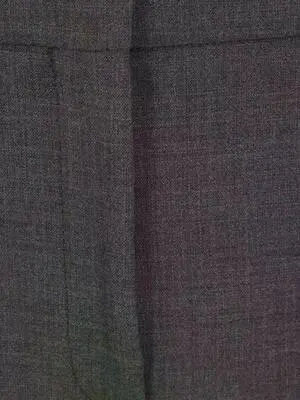 Incotex Cuffed Wool Trousers - Grey