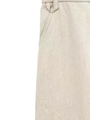Jacquemus Carré De-nîmes Denim Cargo Pants - Neutrals