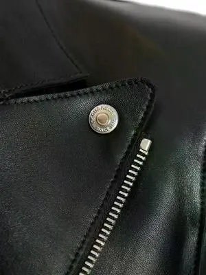 Dsquared2 Single-breasted Leather Blazer