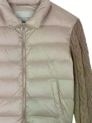 Paul & Shark Cable-knit Padded Jacket