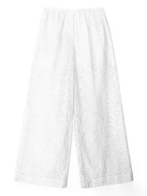 Staud Broderie Anglaise Trousers